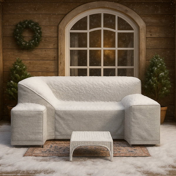Custom U shaped Couch Covers - Style 2 | ZIPCovers